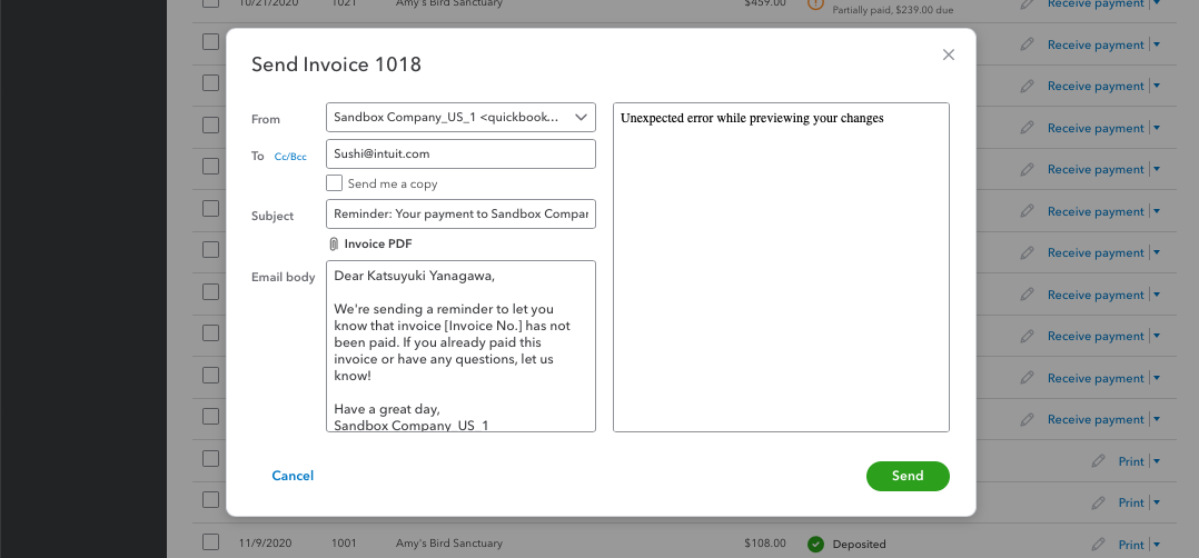How to auto send past due reminders in QuickBooks - Recur360